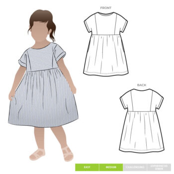 Lacey Dress Kids Sewing Pattern, StyleARC - CoolCrafting