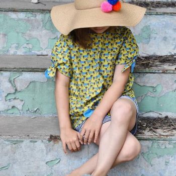 Peony Top - Girl 3-12yrs - Paper Sewing Pattern - CoolCrafting