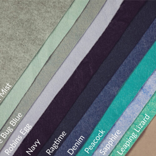 Blues Wool Felt - CoolCrafting