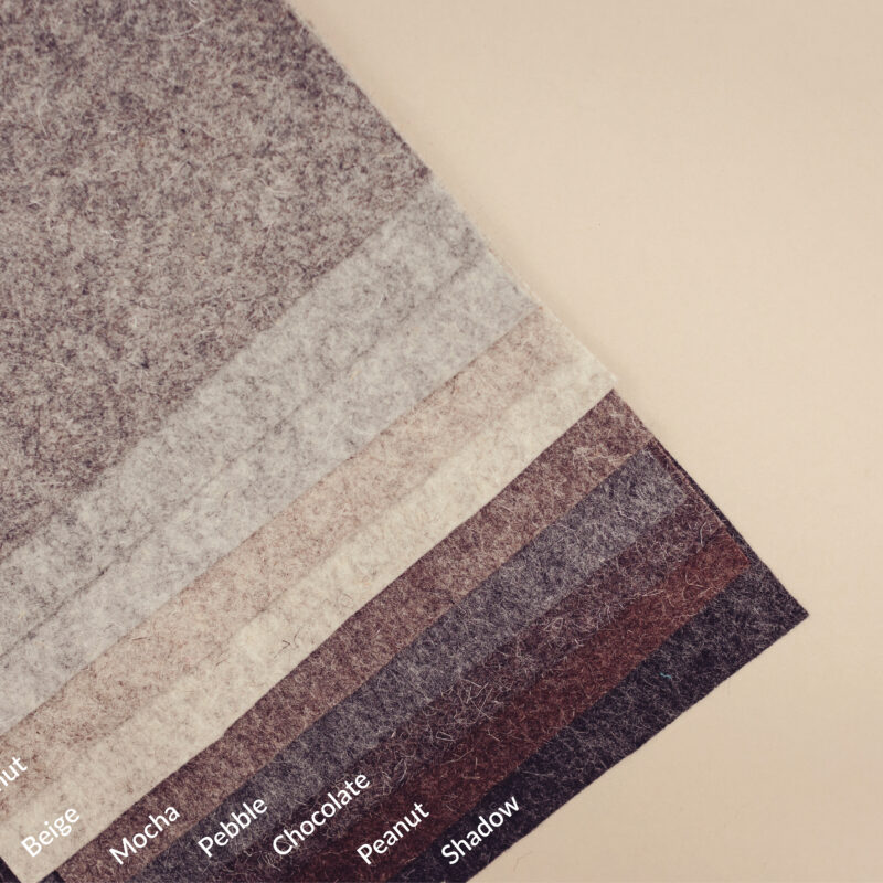 100% Marled Wool Felt - CoolCrafting